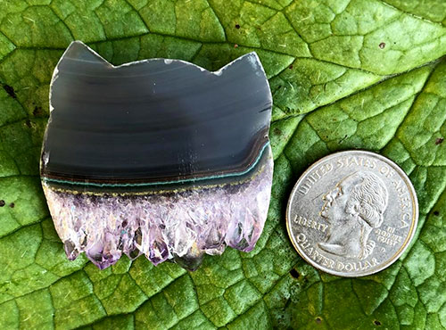 Amethyst Cats - Hand Carved Cat Shapes From Uruguay : CatFaeries.com